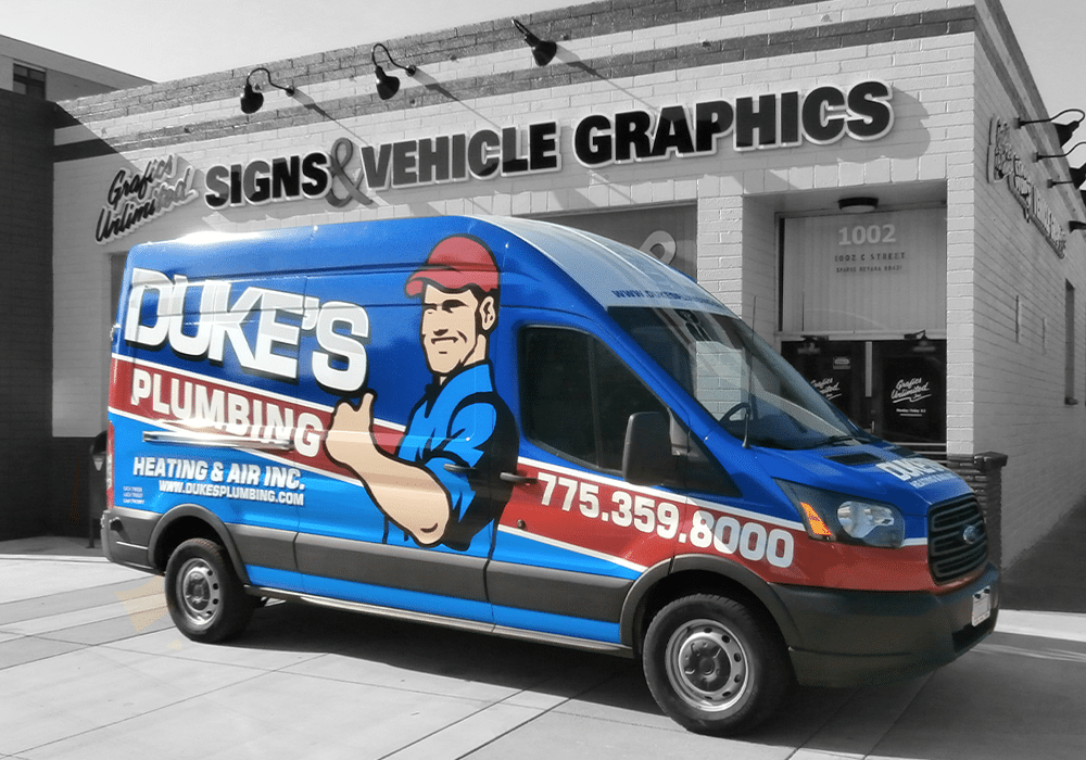 Vehicle Ad Wrap - Grafics Unlimited